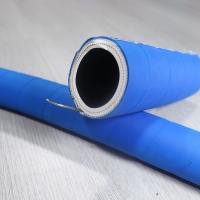 China UHMWPE EPDM Material Industrial Hose Pipe Chemical Resistant Blue for sale