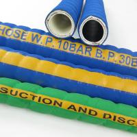 China Rubber XLPE Chemical Hose Pipe Reel With Camlock Fittings for sale