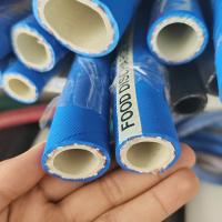 China Safe Food Grade Braided Rubber Hose Pipe Fittings Nozzle Abrasive Resistant for sale