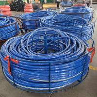 China Safe Food Grade Braided Rubber Hose Pipe Fittings Nozzle Abrasive Resistant for sale