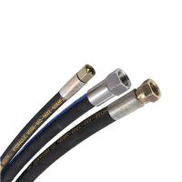 China Two Layers Hydraulic Oil Pipe Fittings Braided With Crimping Tool Crimper for sale