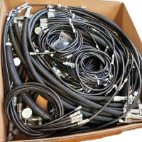 China Double Epdm Hydraulic Oil Hose Pipe Fittings Weather Resistant for sale
