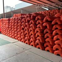 China Offshore Hose Floats Orange Pe Pvc Pipe Dock Floats fo Pipeline System for sale