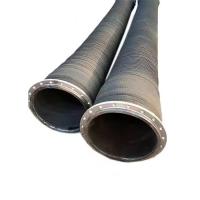 China 6 Inch Dredging Rubber Hose Expansion Joint Threaded Union Black Flexible for sale