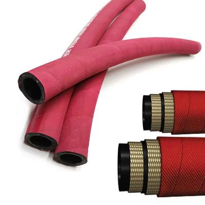China Flexible Steam Transfer Hose Epdm Braided Steel Sizes 1/2”To 2”Leak Proof Design for sale