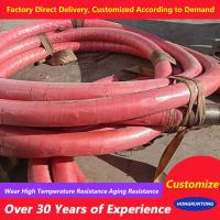 China Rubber Slurry Hose Flexible Rubber Build Enhanced Particle Resistance Long Service Cycle for sale