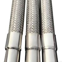 China Marine Grade Metal Flange Braided Hose With Secure Connection And Abrasion Resistance for sale