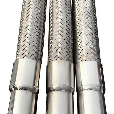 China Marine Grade Metal Flange Braided Hose With Secure Connection And Abrasion Resistance for sale