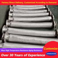 China Marine Grade Metal Flange Braided Hose With Secure Connection And Abrasion Resistance for sale