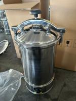 China LED Display Portable Autoclave Machine 18L/24L Capacity with 126℃ Steam Sterilization and 0.14-0.16MPa Pressure for sale
