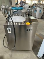 China Internal Steam Cycle Safety Lock Digital Display Vertical Autoclave 35-100L 0.25Mpa 138°C for sale