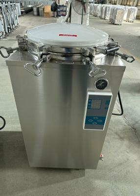 China 150L LED Display Laboratory Bolt Door Vertical Autoclave | 0.25MPa Max Pressure | 138℃ Temperature for sale