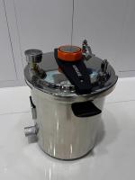 China LPG Heated Portable Dental Autoclave 18L Capacity 0.16MPa Manual Control Medical Sterilizer for sale
