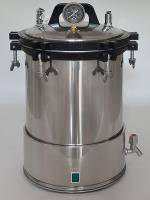 China Electric Heating Portable Autoclave Machine 18L/24L with 126℃ Sterilization Temperature and 2KW Power for sale