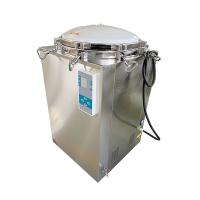 China 100L Vertical High Pressure Autoclave 0.25MPa Touch Button Sterilizer for sale