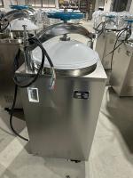 China 75L Stainless Steel Vertical Autoclave 400x600mm 138°C Touch Type Key Safety Protection for sale