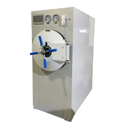 China Cylindrical Automatic Steam Sterilizer 300L Hand Wheel Door Stainless Steel 304 for sale