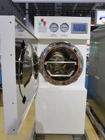 China 100L Horizontal Front Loading Autoclave Cylindrical Electric Unlocking Door for sale