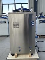 China 150L Vertical Autoclave 220V 6.0KW Bolt Locking Steam Sterilizer for Hospital Lab for sale