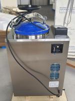 China 100L Internal Circulation Vertical Steam Sterilizer Autoclave 220V 4.5kW for Culture Media for sale