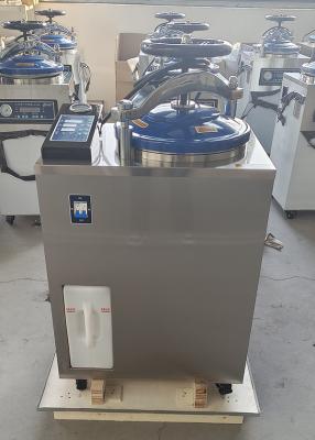 China 35L 304 Stainless Steel Vertical Autoclave 220V 3.5kW Lab Sterilizer for sale
