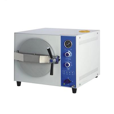 China 20L Manual Control Tabletop Steam Sterilizer | 138°C Max Temperature | 0-60 Minute Timer | N Class Medical Equipment for sale