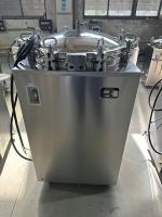 China 75L Vertical Autoclave Machine with 0.25MPa Pressure and 138°C Temperature for Biotechnology Laboratory Sterilization for sale
