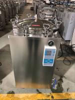 China 100L Laboratory Steam Sterilizer Vertical Counter Pressure Autoclave 0.25MPa 138°C for Food Research for sale