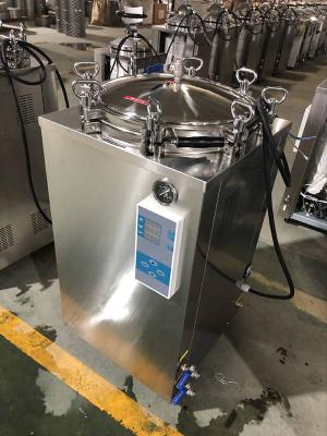 China 35L Vertical Steam Sterilizer Autoclave with 0.25MPa Pressure and 138°C Temperature for Laboratory Use for sale