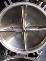 China 100L Laboratory Steam Sterilizer Vertical Counter Pressure Autoclave 0.25MPa 138°C for Food Research for sale