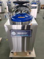 China STV-H35 Top Loading  Hand Wheel Quick Open Door Vertical Autoclave With Drying Time Setting for sale