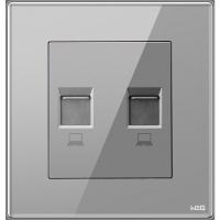China Silver Alloy W8DN Gray 2DN Wall Mounted Plug Socket for sale