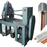 China Extruded High Fin Tube Machine for CS/SS/AS/Copper/Alu/Titanium Tubes with 4950mm Length and 800r/min Speed for sale