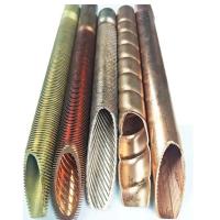 China DELLOK Inner Grooved Copper Low Fin Tube for Heat Exchangers - 12 Million Meter Annual Capacity with CE/ISO Certification for sale