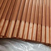 China DELLOK Inner Grooved Copper Low Fin Tube for Heat Exchangers - 12 Million Meter Annual Capacity with CE/ISO Certification for sale