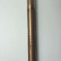 China DELLOK Extruded Copper Low Finned Tubes for Heat Exchangers - 12 Million Meter Annual Capacity for sale