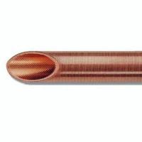China DELLOK Inner Groove Aluminum Low Fin Tube - 18m Max Length, 16mm Fin Height for Heater Applications for sale