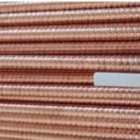 China DELLOK Industrial Copper Integral Low Finned Tubes 12.7-31.75mm OD Heat Exchanger for sale