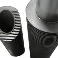 China DELLOK Copper Aluminum Extruded Fin Tube 8-50mm OD for Machinery Coolers with Laser Welding Technology for sale