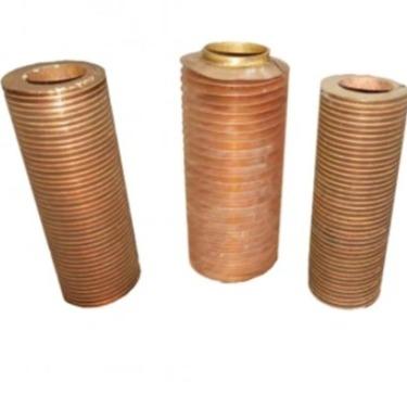 China DELLOK ASME Copper-Aluminum Extruded Fin Tube Heat Cooler 300°C 12M Meters for sale