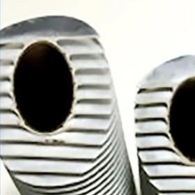 China DELLOK High Copper Radiator Finned Tubes Extruded Fin Tube 285°C Max Temperature Custom Sizes for sale