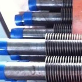 China DELLOK Aluminum Extruded Finned Tubes for Heat Exchanger 12 Million Meters Annual Capacity for sale