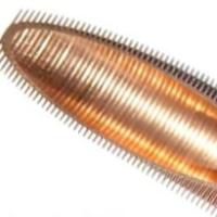 China DELLOK A216 CS Helical Condenser Copper Fin Tube Extruded 12mm OD for sale