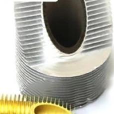 China DELLOK Bimetal Extruded Fin Tubes for Heat Exchanger 12 Million Meters Annual Capacity for sale