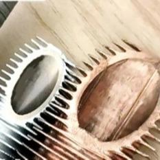 China DELLOK Extruded Fin Tube Heat Exchanger 12 Million Meters Annual Capacity for sale