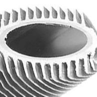 China DELLOK SA Extruded Bimetallic Aluminium Fin Tube 12 Million Meters Annual Capacity for sale