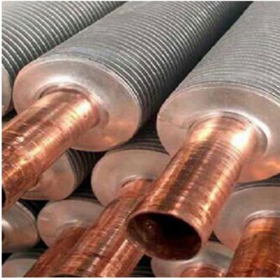 China DELLOK Extruded Embedded Fin Tube for Boiler 300°C Aluminum Finned Tube for sale