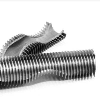 China DELLOK Aluminum Extruded Fin Radiator Fin Tube 300°C Heat Exchanger for sale