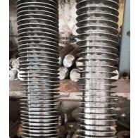 China Carbon Steel Spiral Crimped Elliptical Finned Tube for Heat Exchanger 850C for sale