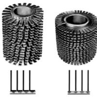 China DELLOK Serrated Finned Tube Spiral Cooling Tube 19-273mm OD Aluminum Copper Steel for sale